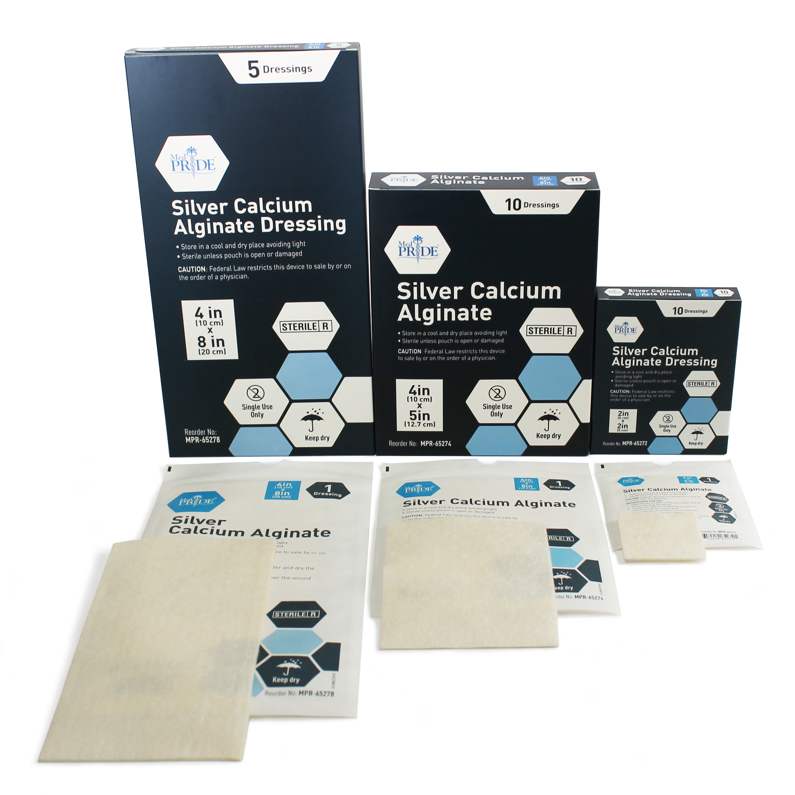 Silver Calcium Alginate Dressing - MedPride